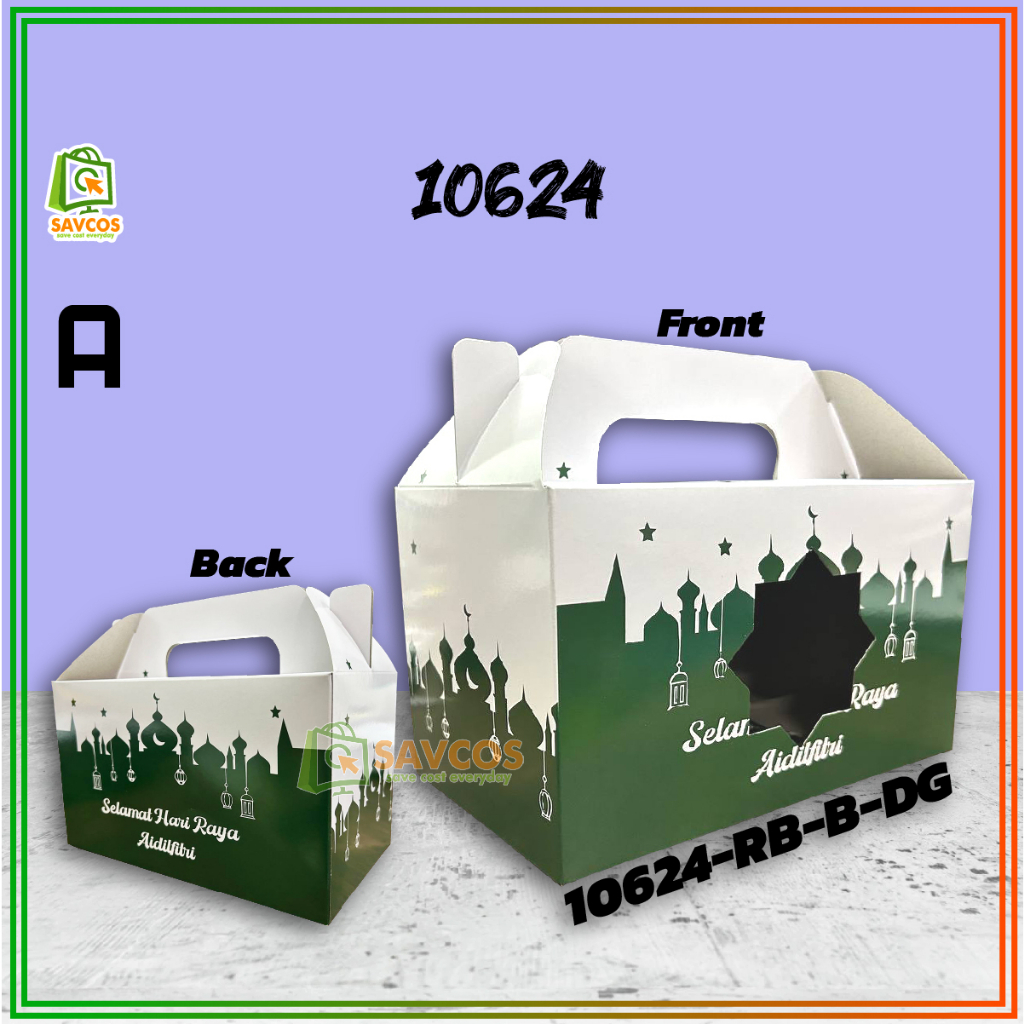 2024 Hari Raya Aidilfitri Gift Box Kotak Kuih Raya Packaging Gift Bag ...