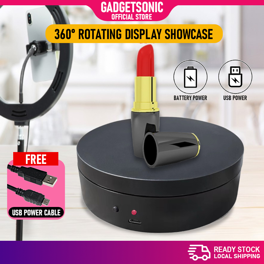 Rotating Product Showcase Display Turntable 360 Degree Rotation ...