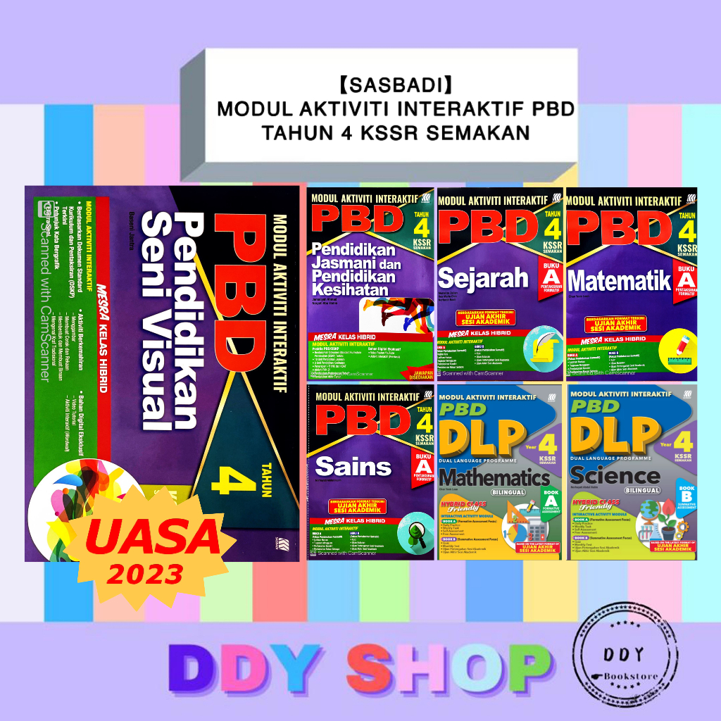 STOCK CLEARANCE【Sasbadi】 Modul Aktiviti Interaktif PBD Tahun 4 KSSR Semakan 2023 UASA | Shopee ...