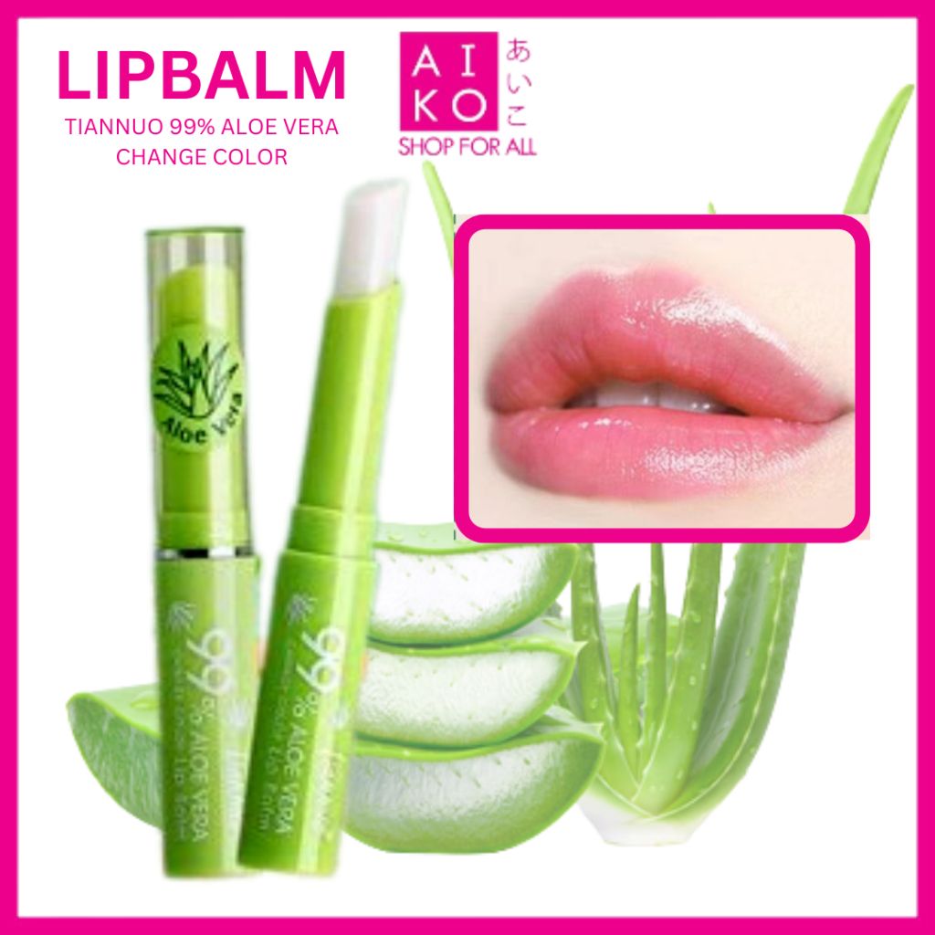 (AIKO) TIANNUO 99% ALOE VERA CHANGE COLOR LIP BALM (1PCS)(AIKO) TIANNUO ...