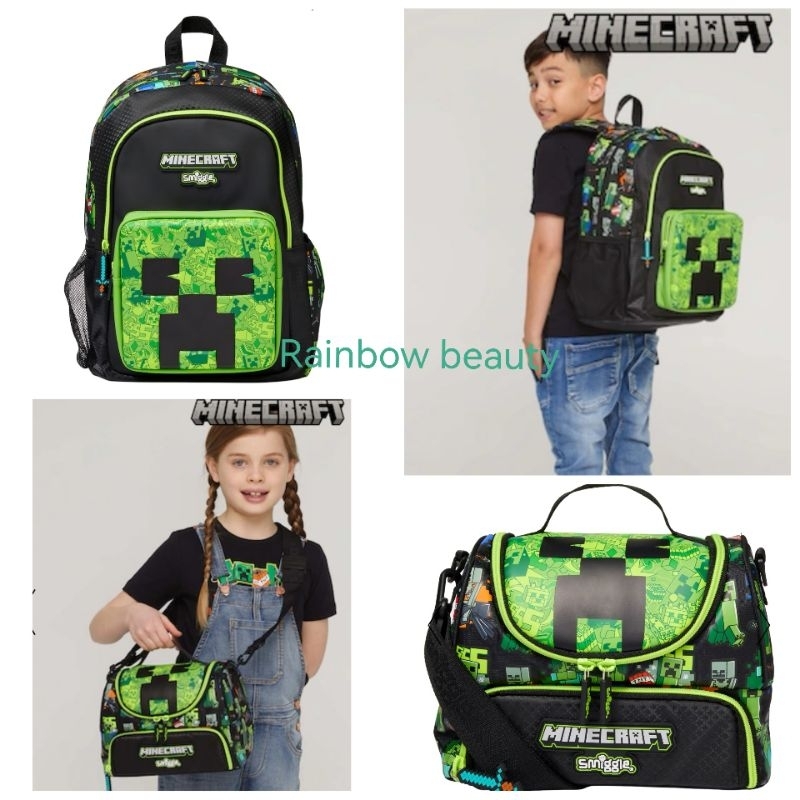 🔥HOT ITEM🔥Smiggle MINECRAFT Backpack Beg Sekolah Kanak-kanak Wallet ...