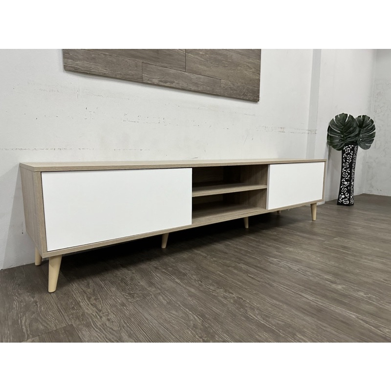 SHYUAN 6FT TV Cabinet 6FT TV Rack TV Console Cabinet TV Cupboard TV ...