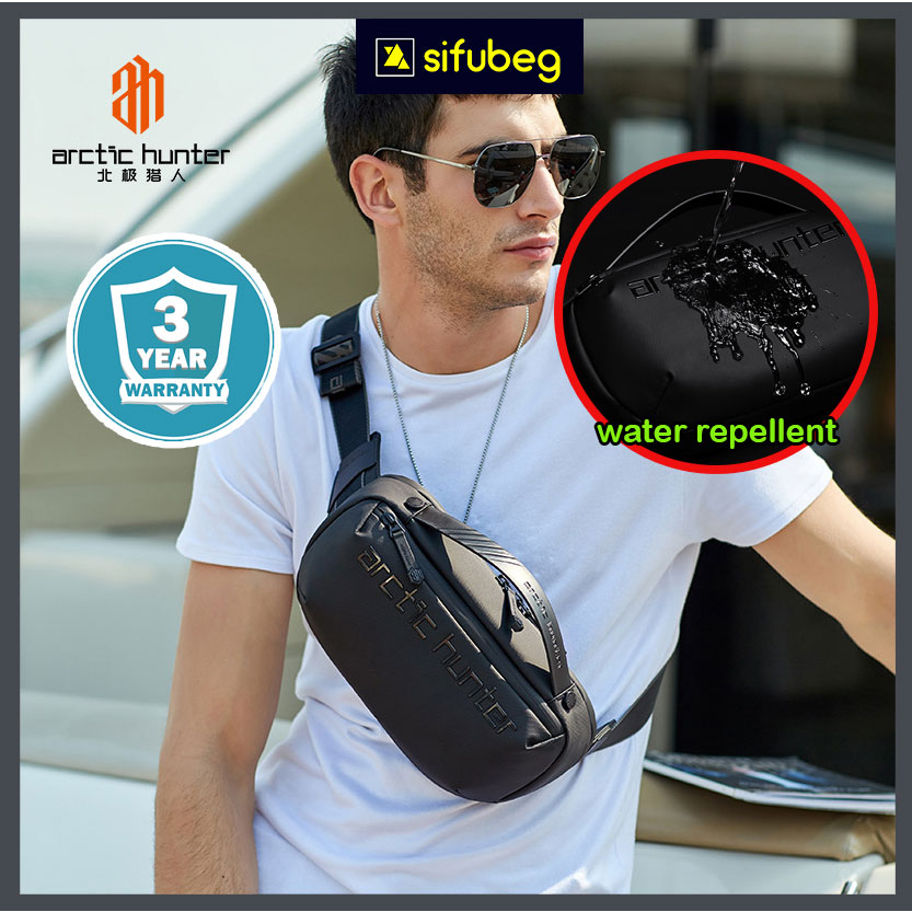Arctic Hunter i-Reign Crossbody Bag Y 00020 BLK Men Waist Bag Beg Silang Lelaki Men Sling Bag ...