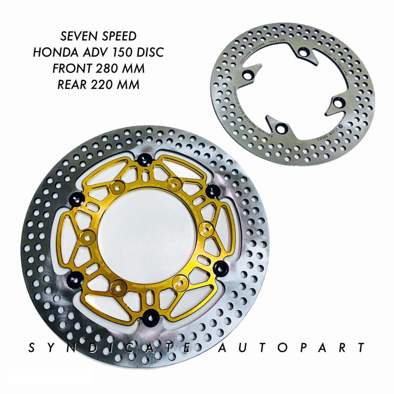 SEVEN SPEED FRONT / REAR DISC BRAKE HONDA ADV 150 | Shopee Malaysia