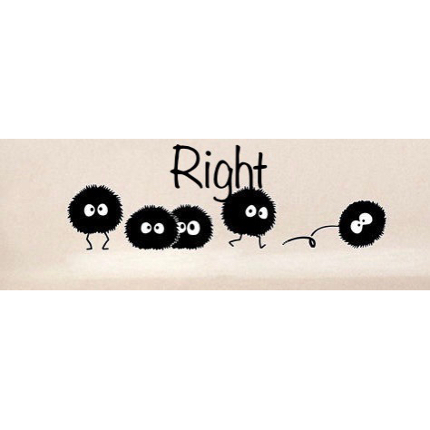 Car Sticker Totoro Coal Ball ,left,right | Shopee Malaysia