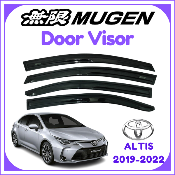 TOYOTA ALTIS 2019-2025 MUGEN DOOR VISOR AIR PRESS WINDOW VISOR (4PCS ...