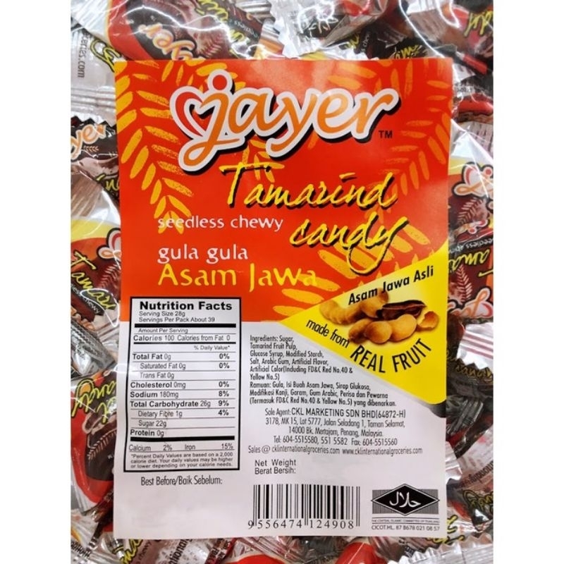 Jayer Tamarind Asam Jawa Candy Gula-Gula Asam Jawa 1pcs | Shopee Malaysia