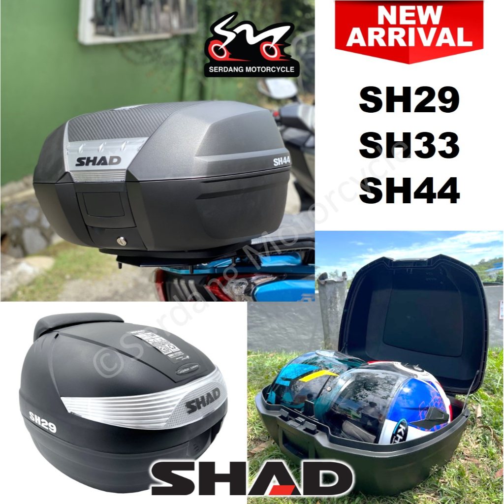 SHAD Top Box Rear Case Kotak Belakang Motor Topbox Topcase SH29 SH33 ...