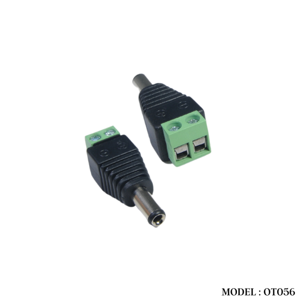 DC Power Adapter 2.5 x 5.5 mm Male Terminal Block 2 pin (PER PCS ...