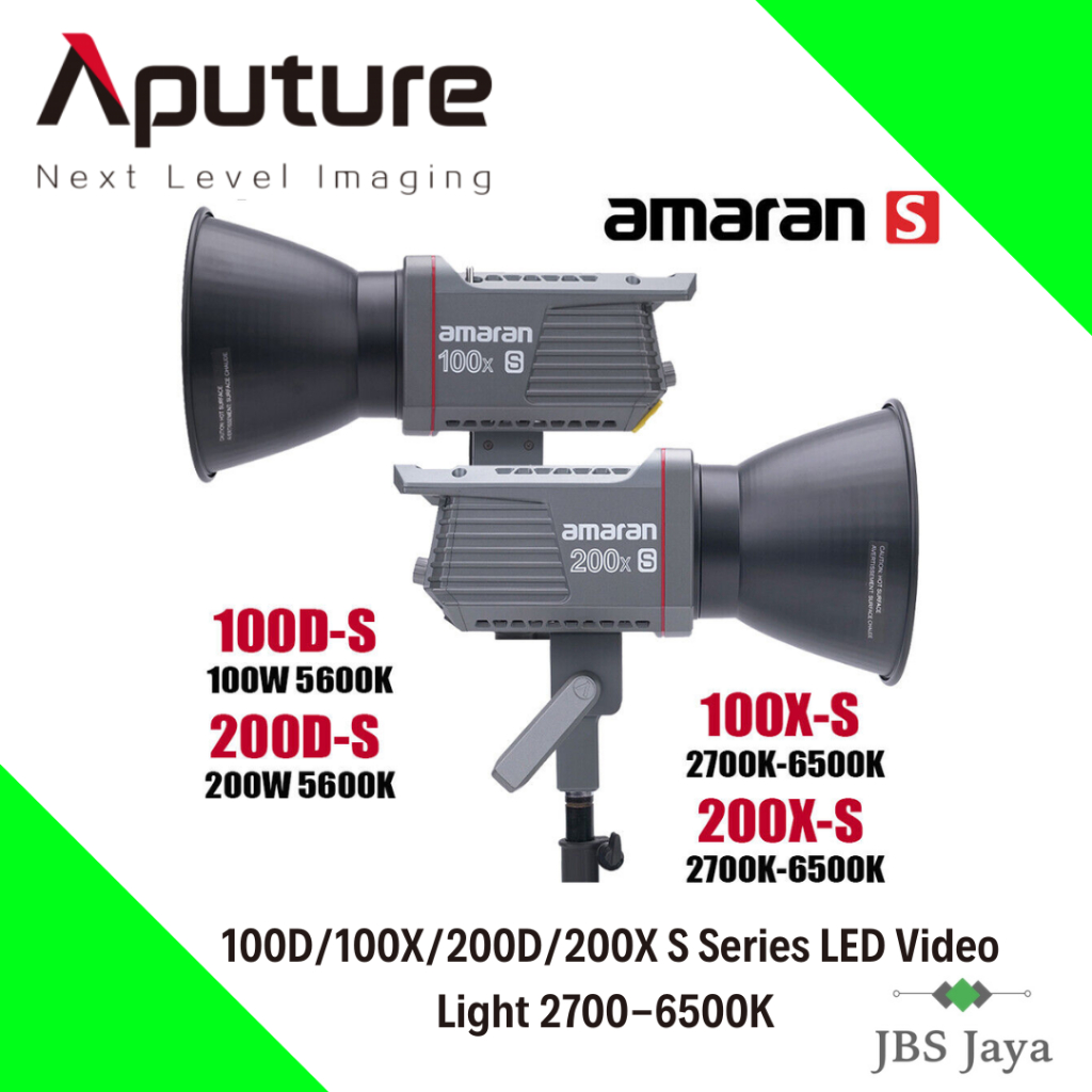 Aputure Amaran 100D S / 100X S / 200D S / 200X S for Photography ...