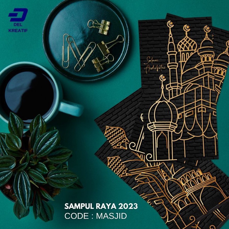 SAMPUL RAYA PREMIUM 2023 NEW MASJID VIRAL READYSTOCK | Shopee Malaysia