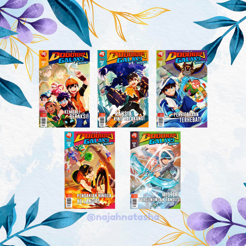 ((RESTOCK!!)) MONSTA COMICS: Komik Boboiboy Galaxy Musim 2 | Shopee ...