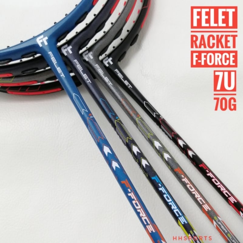 FELET Racket F-FORCE Super Light 7U ( Oliginal ) 30LBS | Shopee Malaysia