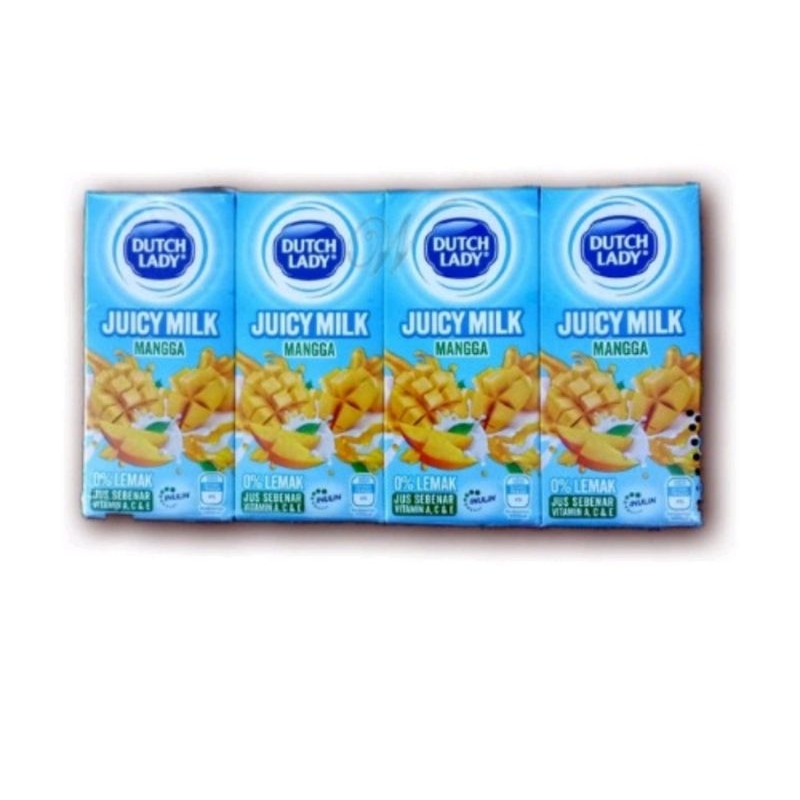 Dutch Lady JUICY MILK MANGO 4x200ML | Shopee Malaysia