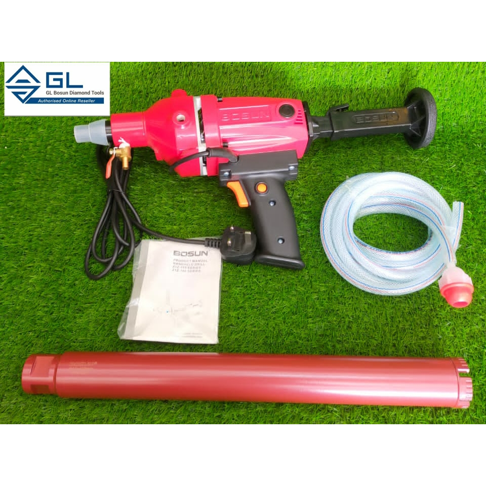 BOSUN ZIZ-110 Core Drilling Machine ( FOC : 051Braze Concrete Core Bit ...
