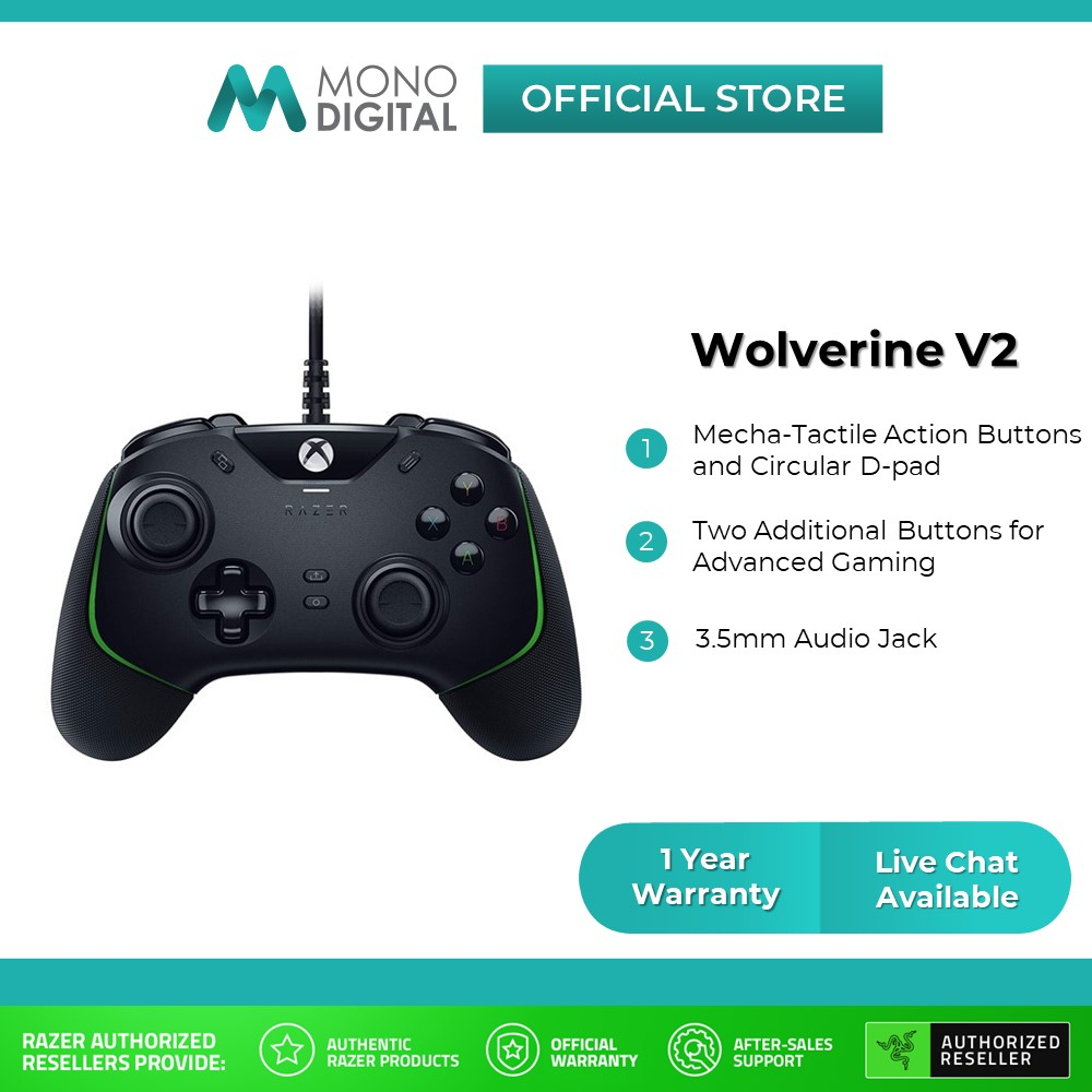 RAZER Wolverine V2 / Wolverine V2 Chroma Wired Gaming Console ...