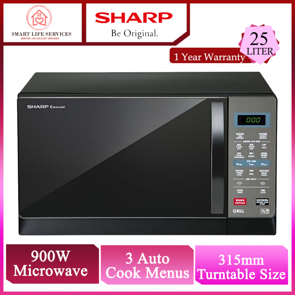 Sharp 𝟮𝟱𝗟 𝗠𝗜𝗖𝗥𝗢𝗪𝗔𝗩𝗘 𝗢𝗩𝗘𝗡 𝗪𝗜𝗧𝗛 𝗚𝗥𝗜𝗟𝗟 R607EK/ R7521GK | Shopee Malaysia