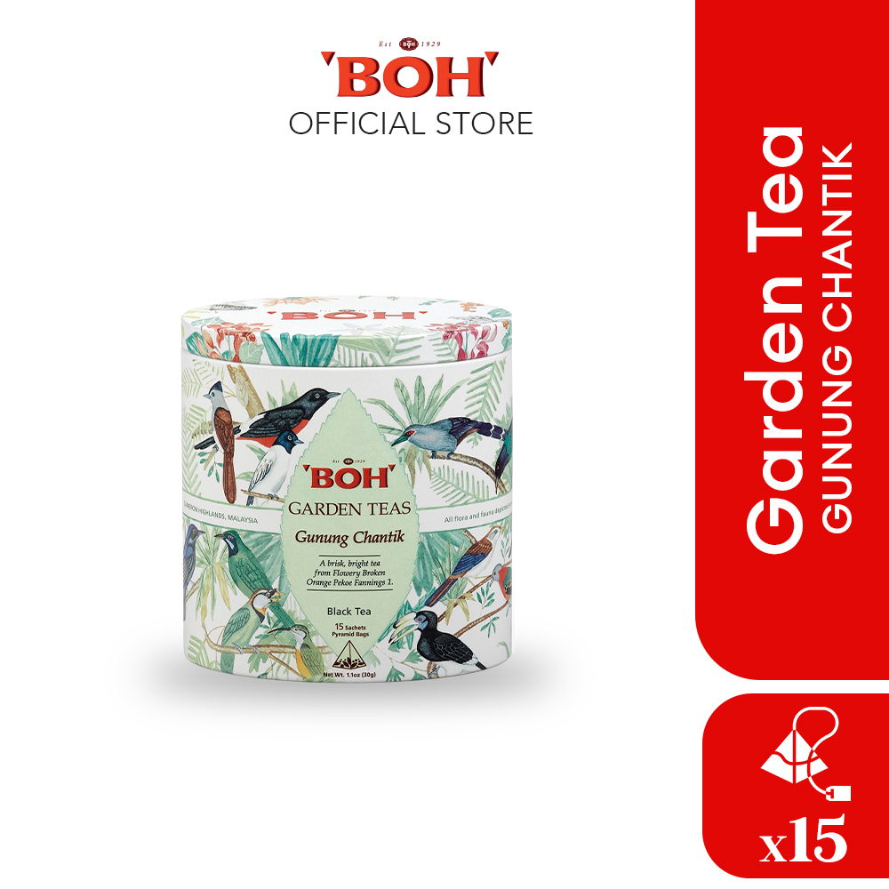 BOH Garden Tea Gunung Chantik Pyramid Teabag (15s) / BOH Teh Hitam ...