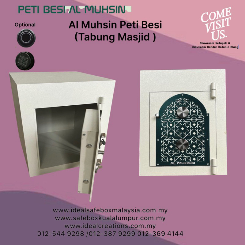 Peti Besi masjid Peti Besi Surau safes box with Slot Peti Besi Tabung ...