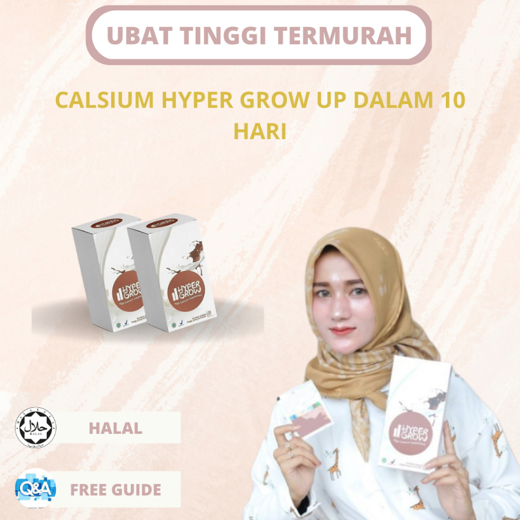 SUPER HYPER GROW UP || UBAT TINGGI BADAN || HYPERGROW XINSPLAS ...