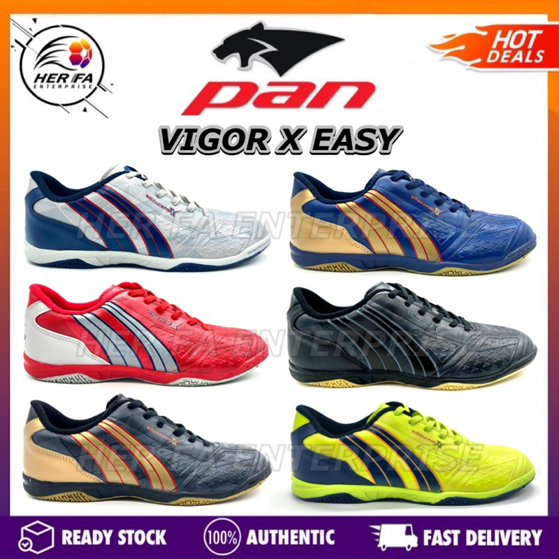 PAN Vigor X Easy Elvaloy Futsal Shoes 100%ORIGINAL Kasut Futsal ...