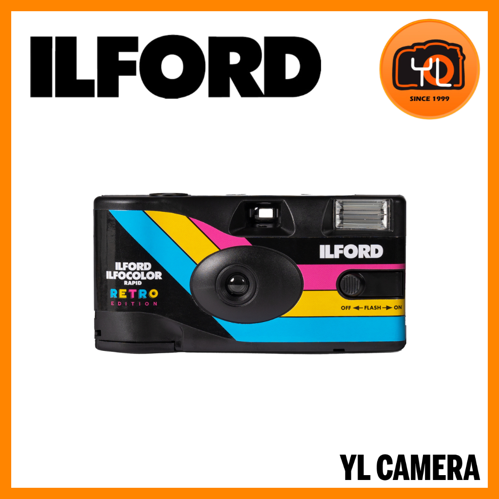 Ilford Ilfocolor Rapid Retro Single Use Camera | Shopee Malaysia