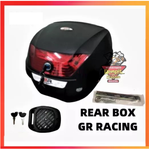 REMPIT GR Racing Box Motorcycle Tong Kotak Belakang GR Model 188 (28 ...