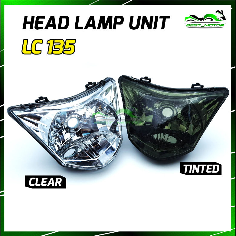 Head Lamp LC135 LC 135 NEW v1 v2 v3 v4 v5 v6 LAMPU DEPAN TINTED CLEAR | Shopee Malaysia