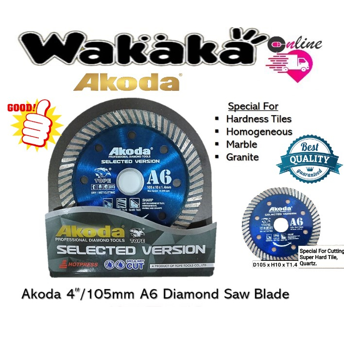 AKODA A6 Diamond Wheel 4"(105mm) | Shopee Malaysia
