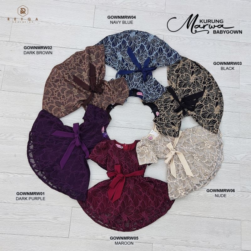 GOWN BABY MARWA | GOWN LACE | Shopee Malaysia