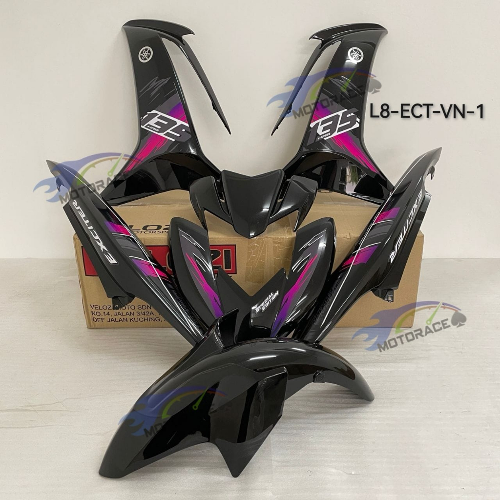 VELOZI RACING FULL BODY COVER SET LC135 YAMAHA V8 FI EXCITER VIETNAM ...