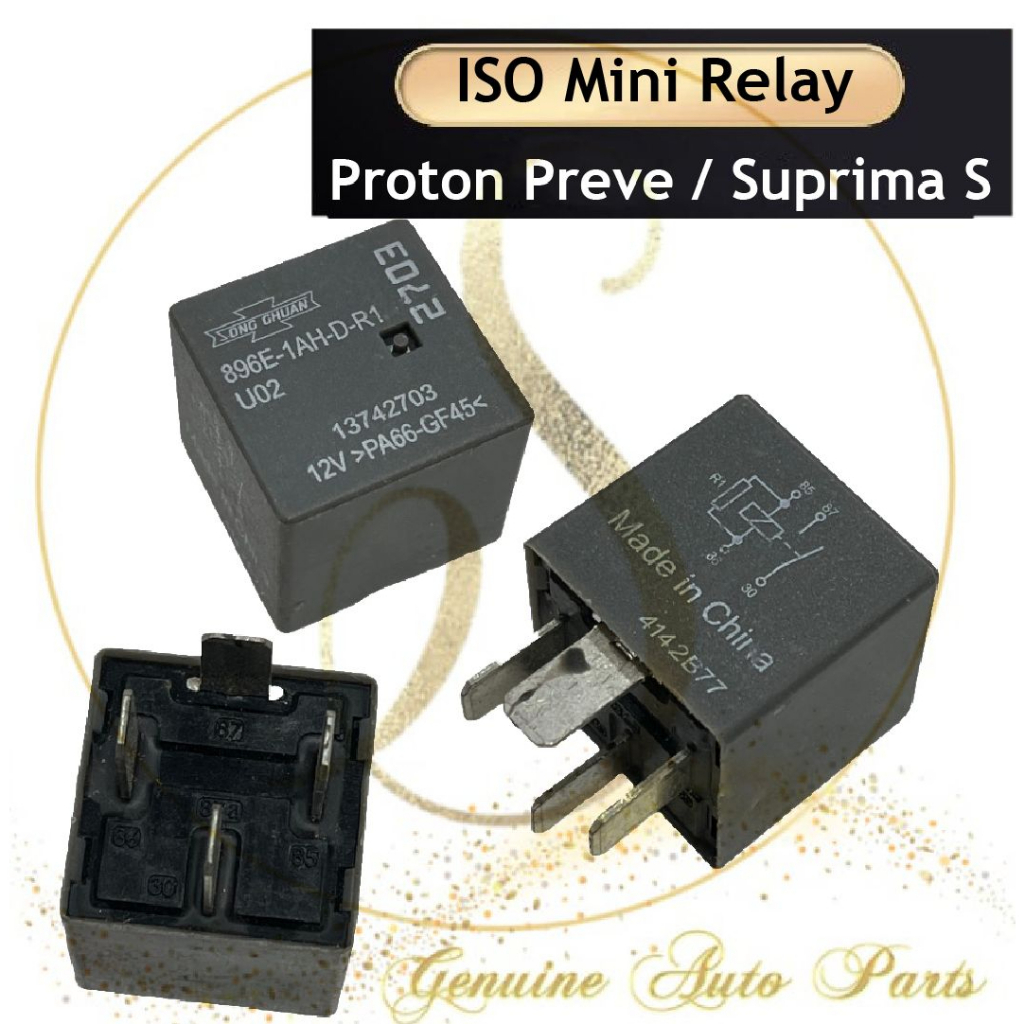 (100% ORIGINAL) ORIGINAL PROTON PREVE & SUPRIMA FAN ISO MINI RELAY K1 ...