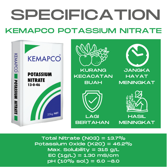 [1KG REPACK] Ag-TECH Calcium Nitrate MKP Magnesium KEMAPCO Potassium Nitrate Fertilizer | Baja ...