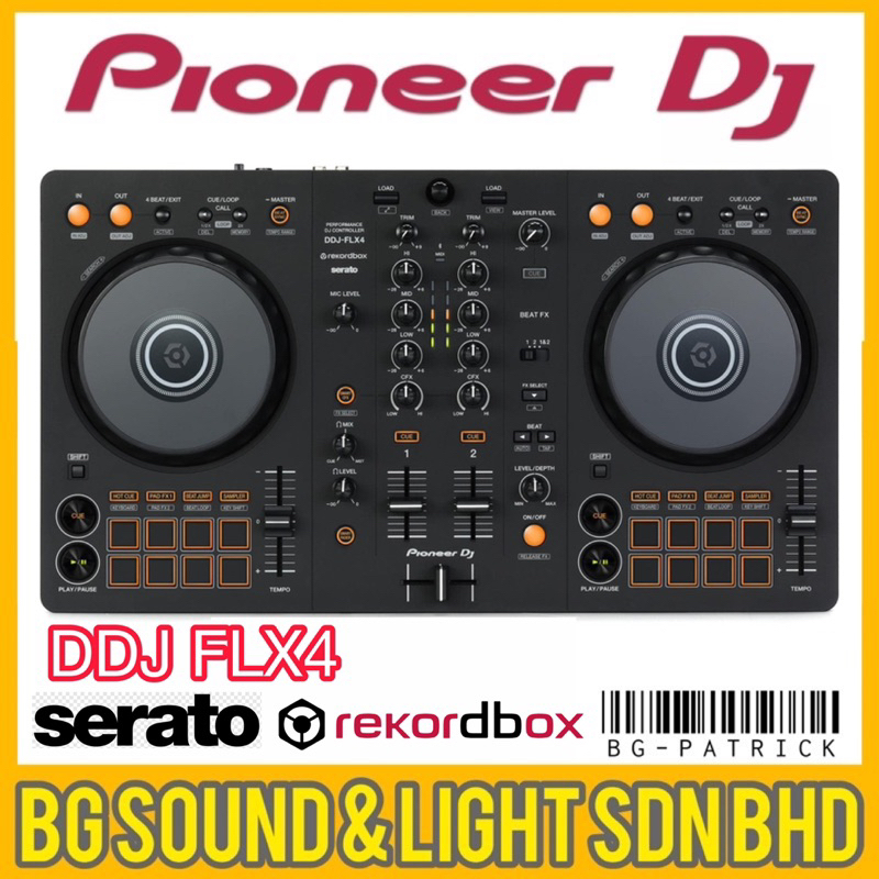 [2023] Pioneer DDJ-FLX4 2-Channel DJ controller for Multiple Dj / FLX4 ...