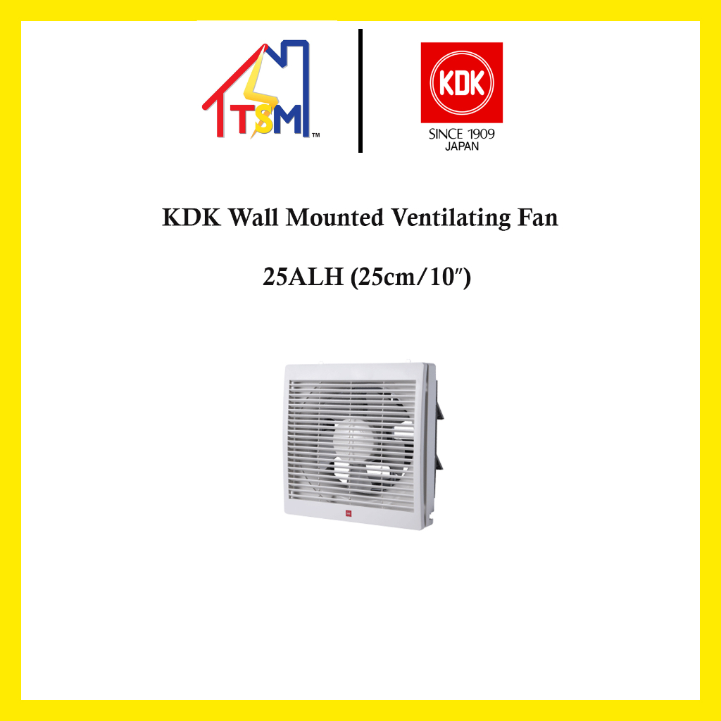 KDK Wall Mounted Ventilating Fan 25ALH (10") | Shopee Malaysia