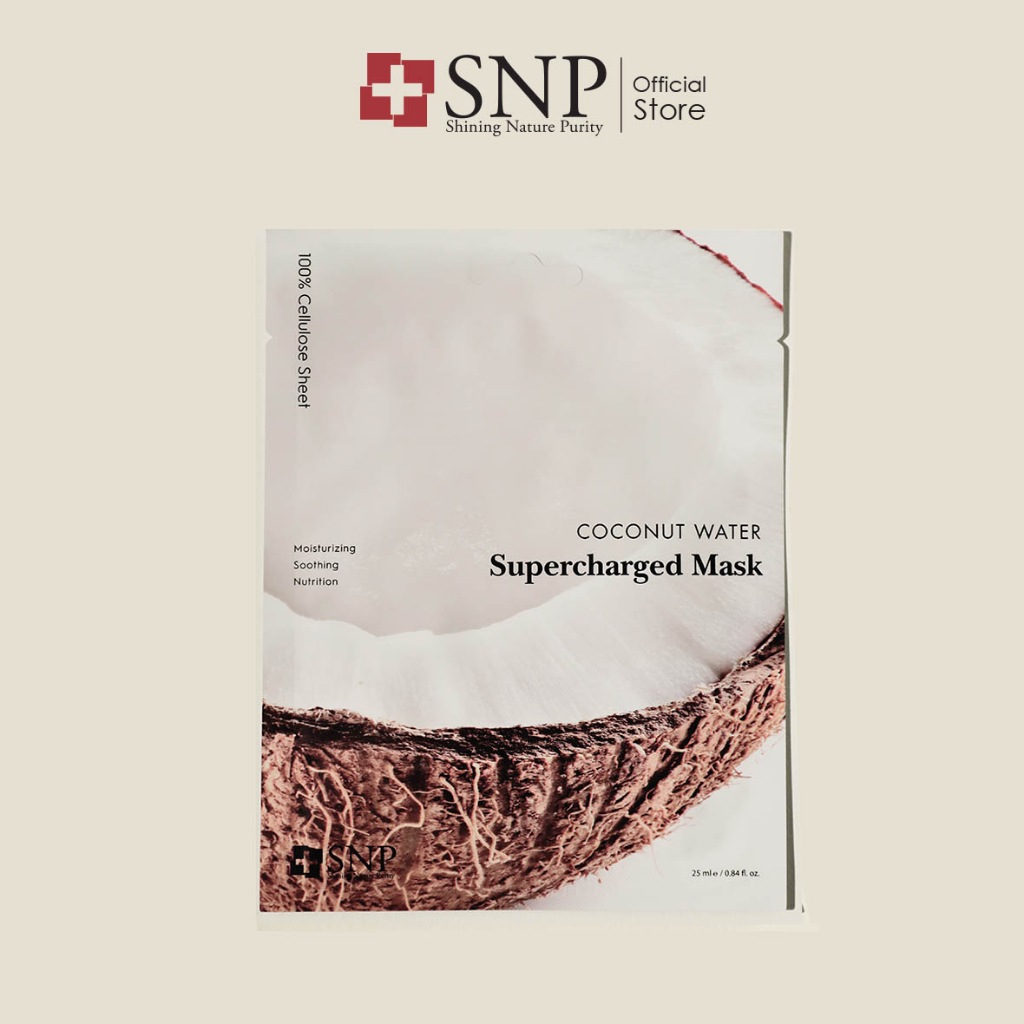 SNP COCONUT WATER SUPERCHARGED MASK (10pcs) | Shopee Malaysia