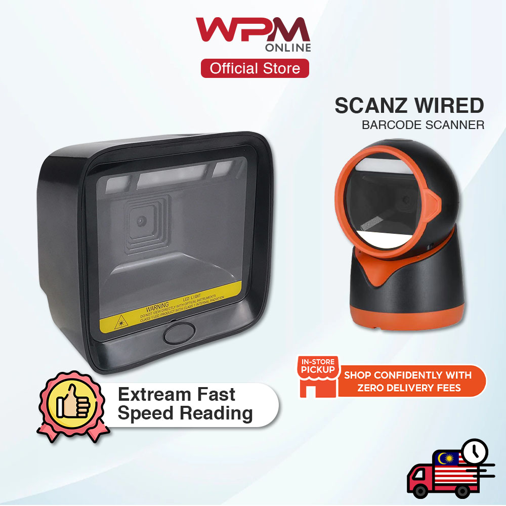 【Good Quality】Scanz Table Scanner 2D 1D QR Code Barcode Reader 扫描枪 ...