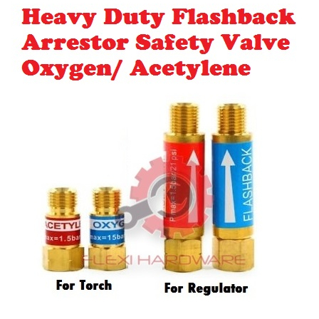 Flashback Arrestor Oxygen Acetylene/Pemakaian Safety Valve, 47% OFF