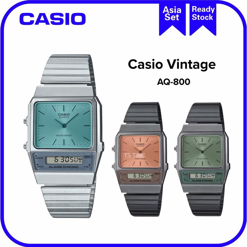 CASIO Vintage AQ-800 Series AQ-800EC-2 / AQ-800ECGG-3 / AQ-800ECGG-4 ...