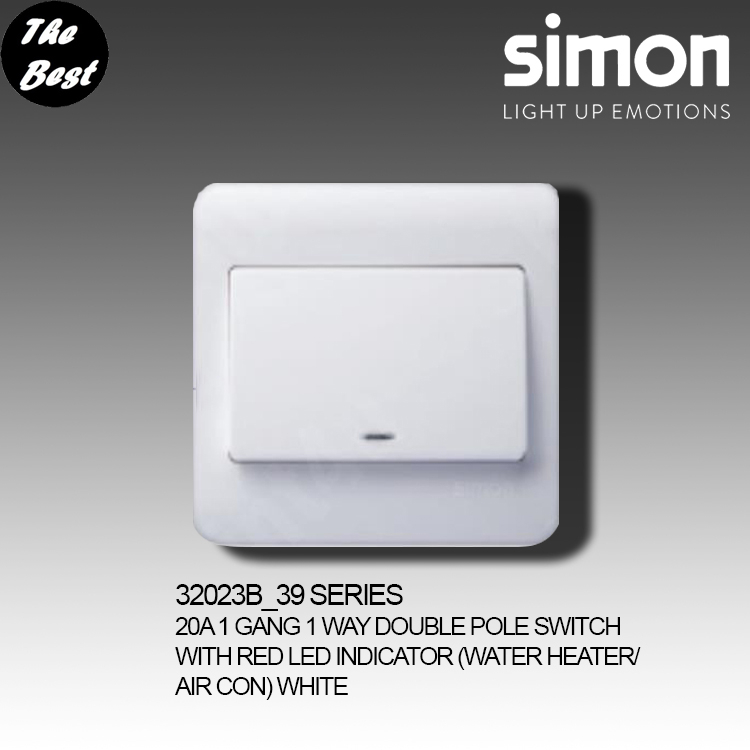 Simon 39 Series Modern Switch Design Wall Door Bell Gate Plug 10A 13A 20A Switches & Socket ...