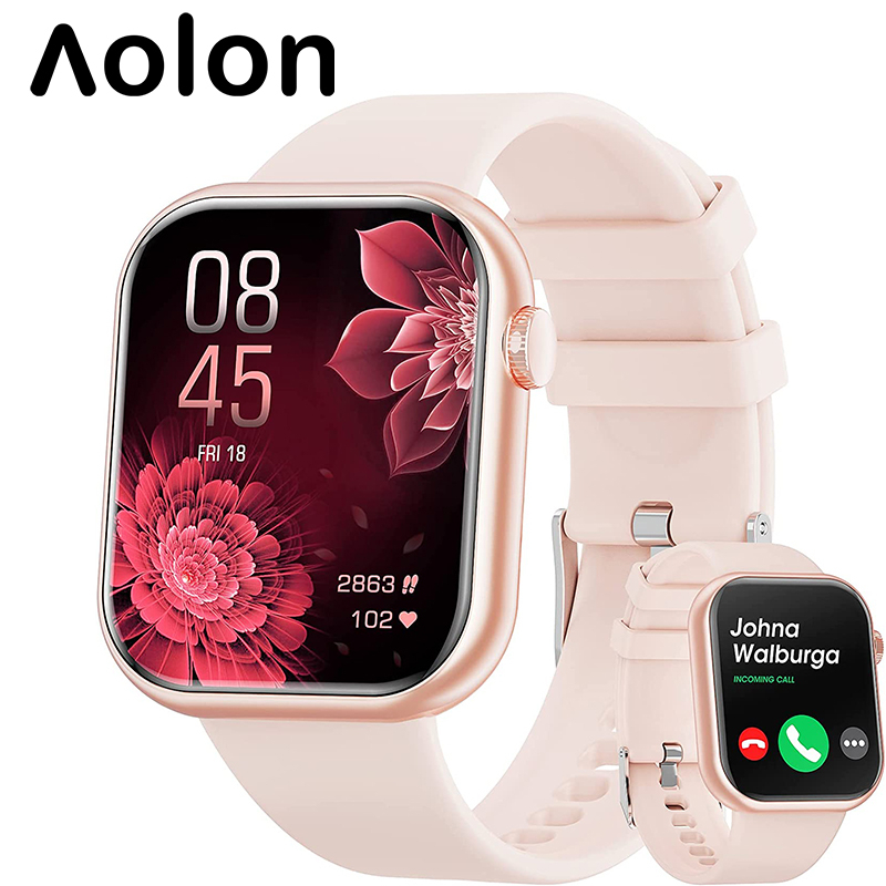 Aolon Foom Lite Bluetooth Smart Watch (Answer/Make Calls), 2023 Newest ...