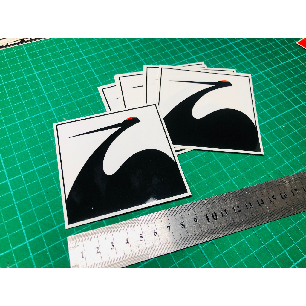 J033 (x2) Spoon Sport Crane Logo Honda JDM Performance Sticker Grand ...