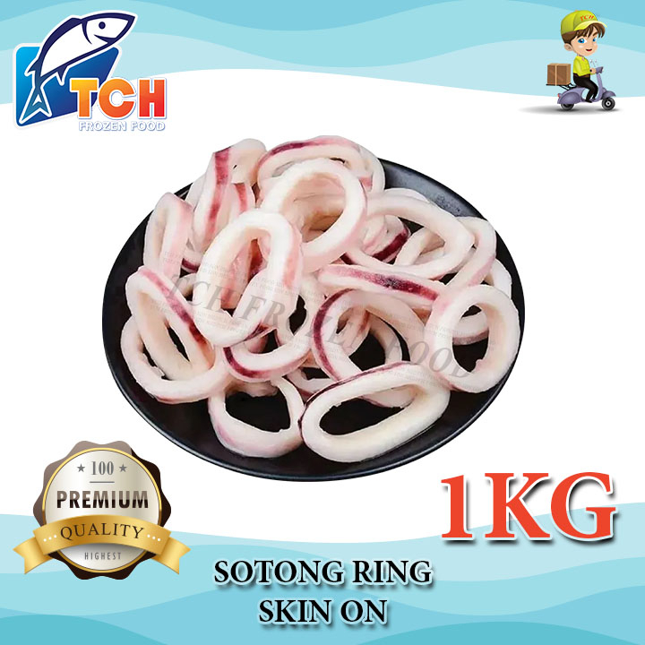 (SKIN ON ) SOTONG RING , TCH FROZEN FOOD, WHOLESALE SUPPLIER, SALMON ...
