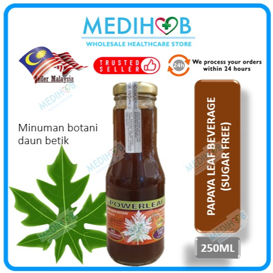 Powerleaf Botanical Beverage Papaya Leaf 250ml Orig (EXP10/2027 ...