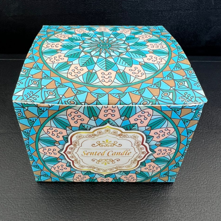 Mandala Design Gift box for Candle/Cookies box/Cake box/Mooncake box ...