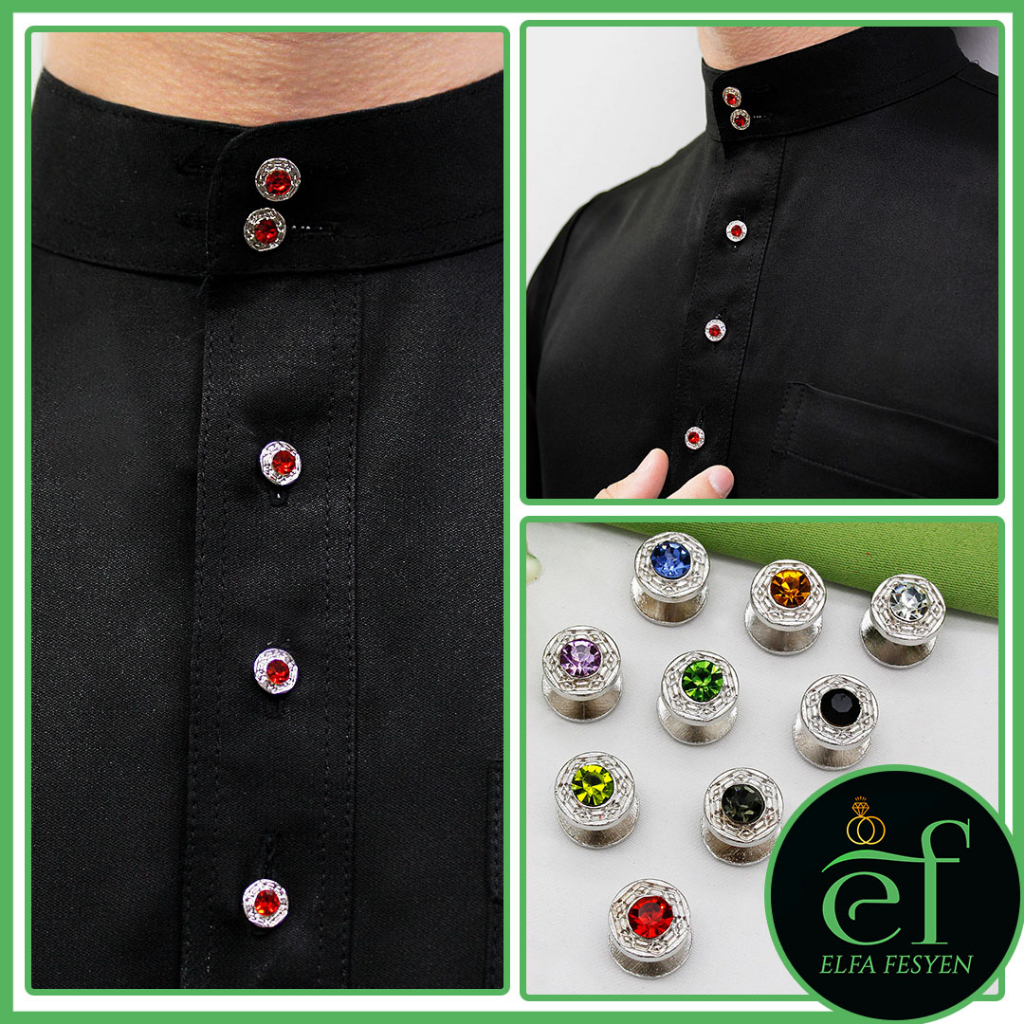 Set Butang Baju Melayu (5Pcs) Butang Baju Melayu Exclusive(BB01 ...