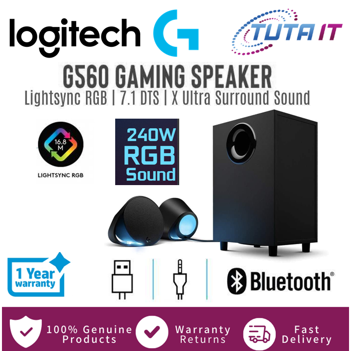 Logitech G560 LIGHTSYNC PC Gaming Speakers | Shopee Malaysia