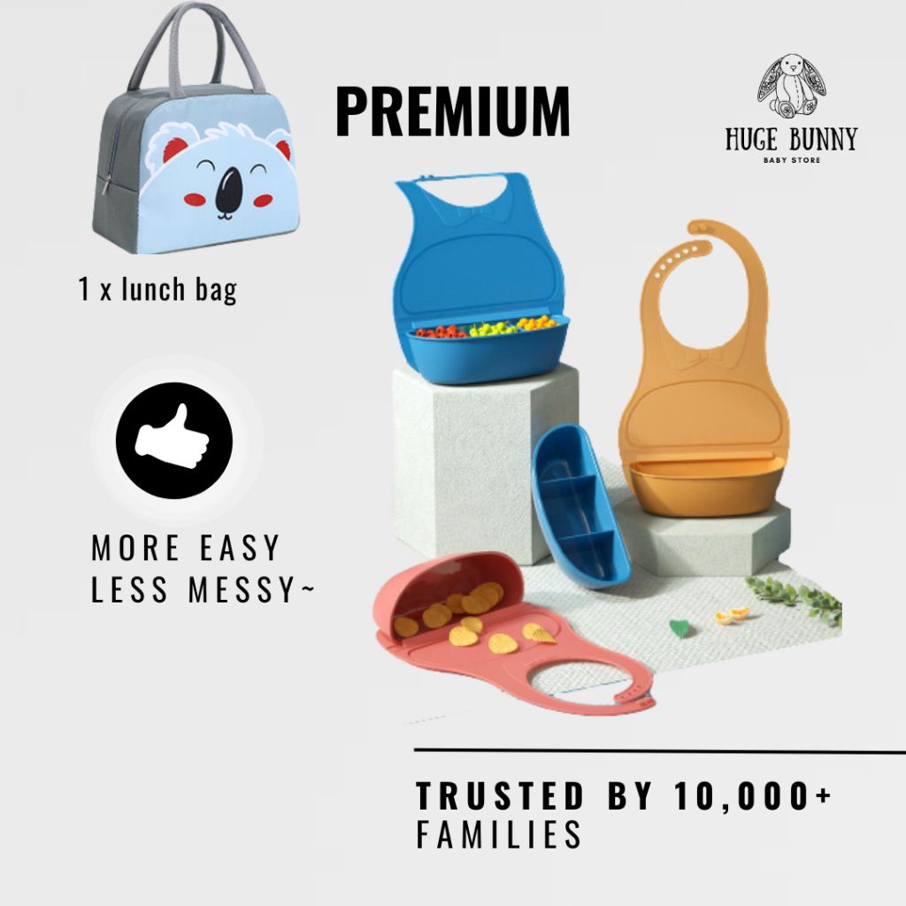Premium Bib 】 Snack and Go Travel Bib ( smart choice ) | Shopee Malaysia