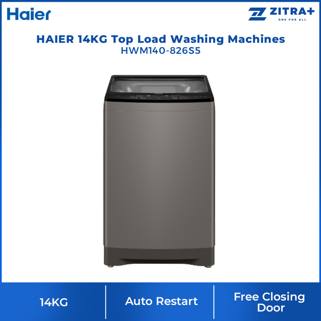 HAIER 14KG Top Load Washing Machines HWM140-826S5 | Hijab Mode | Pillow ...