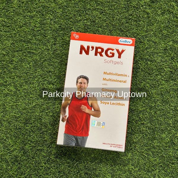 N'rgy Softgel Multivitamins and Multimineral Formula with Ginseng [30s ...